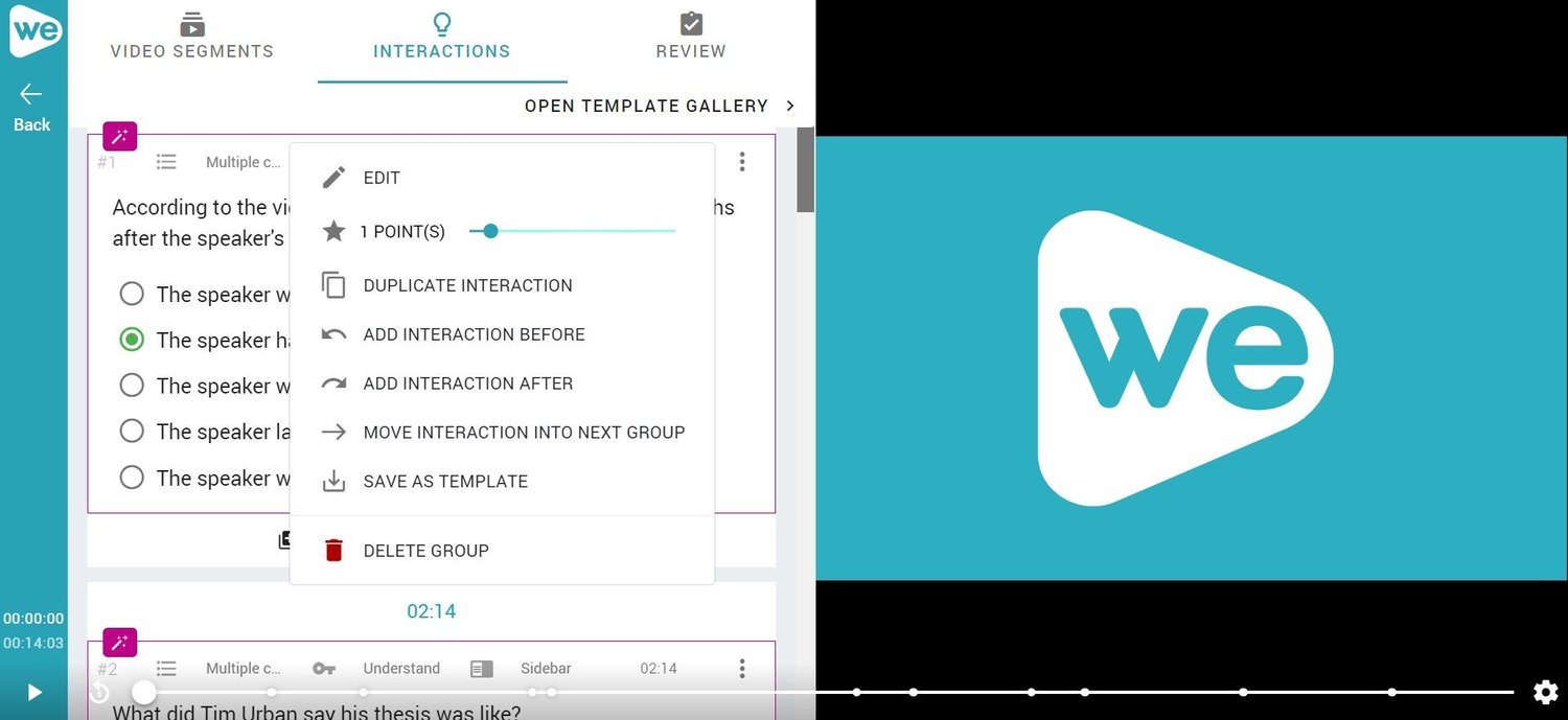 AI Interactions - Save Time Lesson Planning - WeVideo